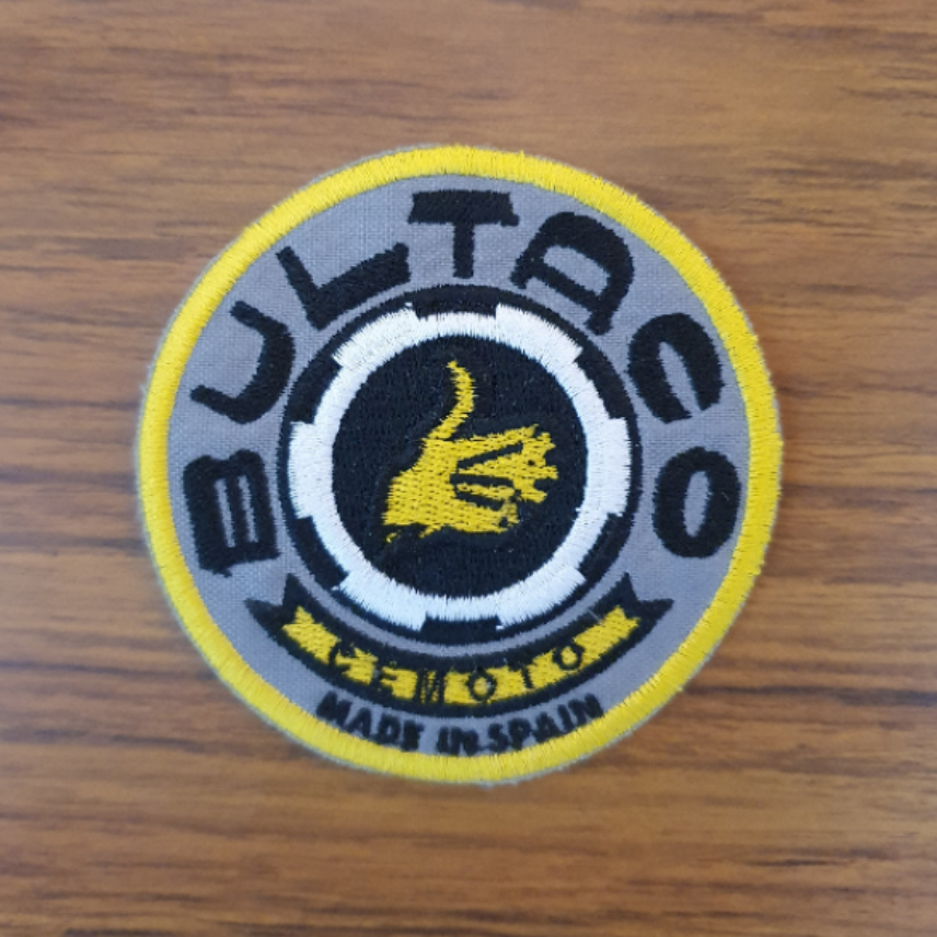 Patch brodé emblématique moto espagnole - BULTACO, Moto